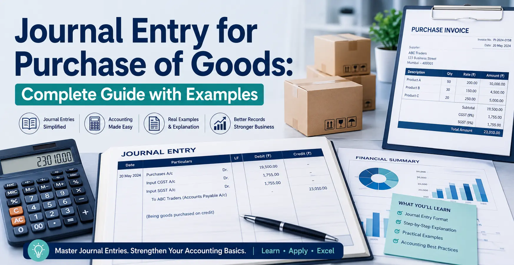 Journal Entry For Purchase Of Goods With Examples Guide